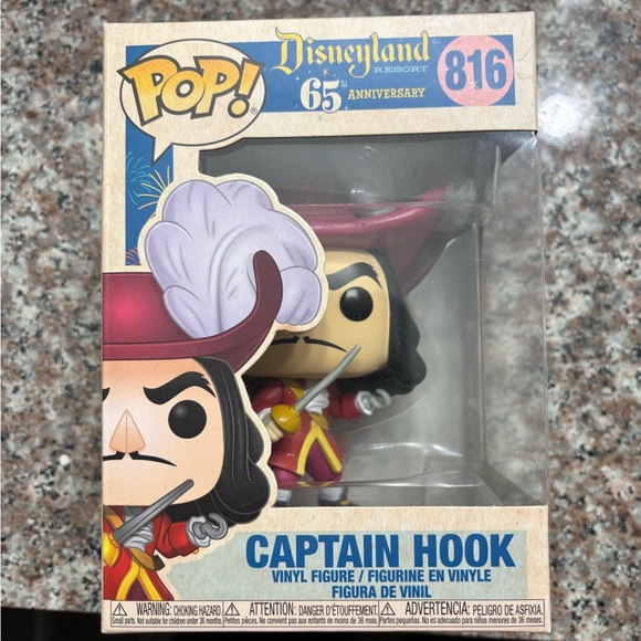 Funko | Other | Funko Disneyland 65th Anniversary Captain Hook Pop ...